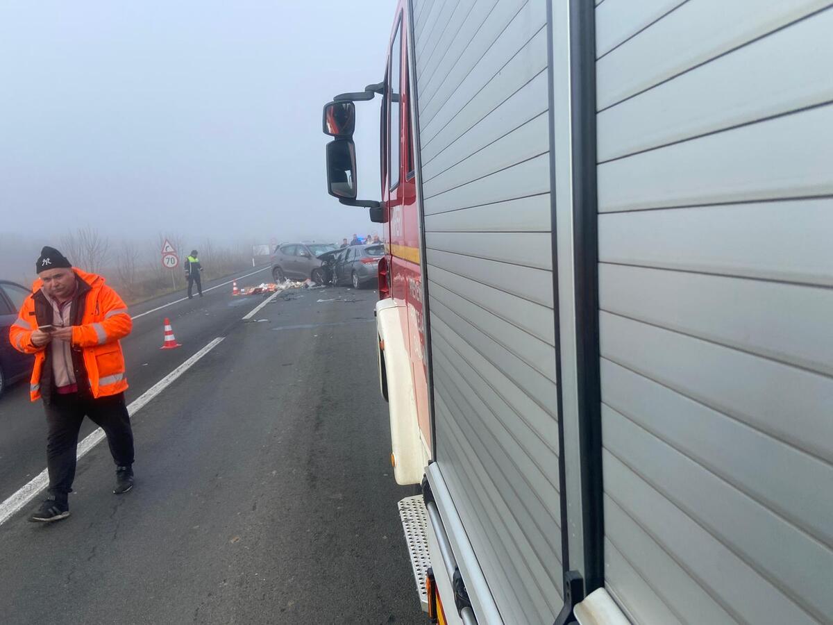 Impact frontal, un bărbat și-a pierdut viața