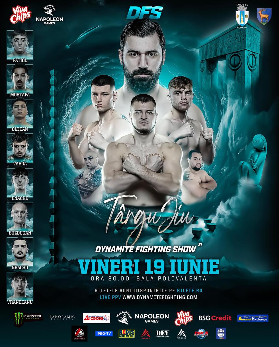 Moroșanu aduce Gala Dynamite Fighting Show la Târgu Jiu! Unde va avea loc!